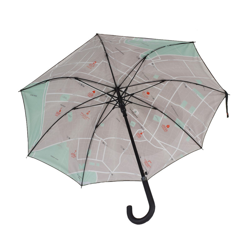 Printed Internal Maps on Umbrellas | The Umbrella Workshop