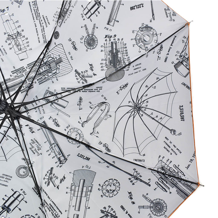 City Walker umbrella with illustration detail | Branded Umbrellas ...