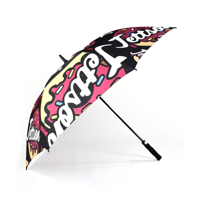 Parts of an umbrella labelled diagram - The Umbrella Workshop